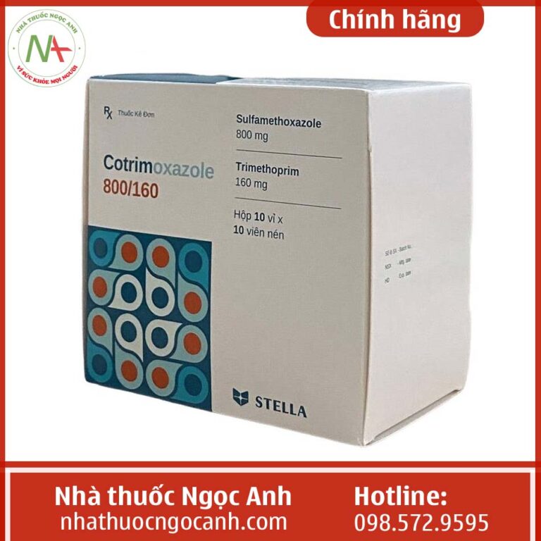Thuốc Cotrimoxazole 800/160 Stella là thuốc gì, giá bao nhiêu, mua ở đâu