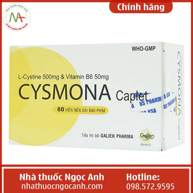 Thuốc Cysmona Caplet trị mụn không, giá bao nhiêu, mua ở đâu?