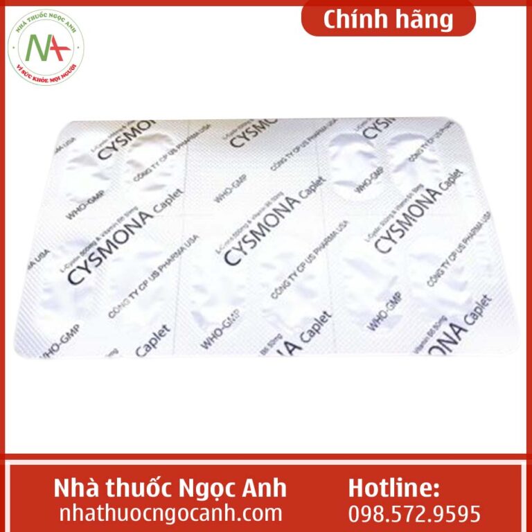 Thuốc Cysmona Caplet trị mụn không, giá bao nhiêu, mua ở đâu?