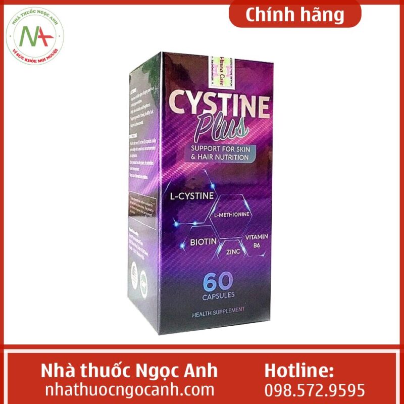 Viên uống Cystine Plus có tác dụng phụ gì, mua ở đâu, giá bao nhiêu