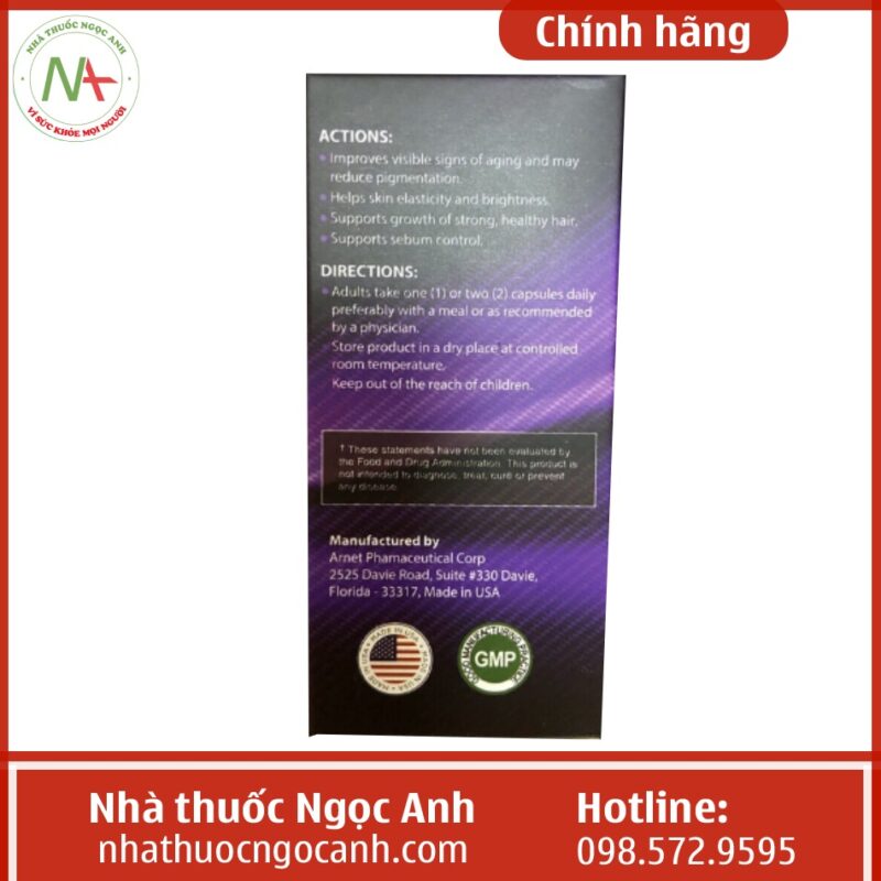 Viên uống Cystine Plus có tác dụng phụ gì, mua ở đâu, giá bao nhiêu