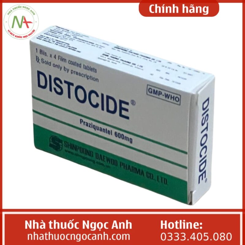 Thuốc Distocide 600mg là thuốc gì, liều dùng, giá bao nhiêu, mua ở đâu?