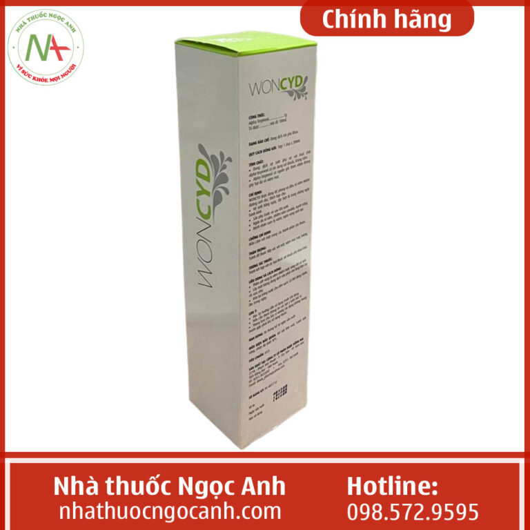 Dung dịch vệ sinh Woncyd 200ml có tốt không, mua ở đâu, giá bao nhiêu?