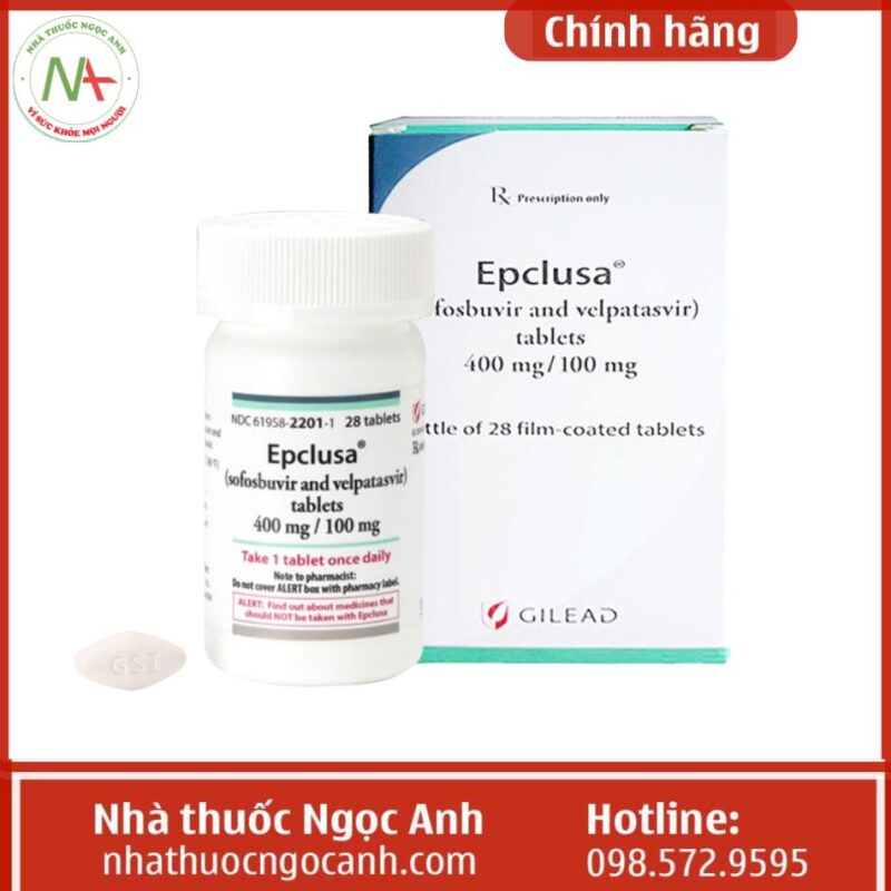 Thuốc Epclusa 400mg/100mg là thuốc gì, giá bao nhiêu, mua ở đâu