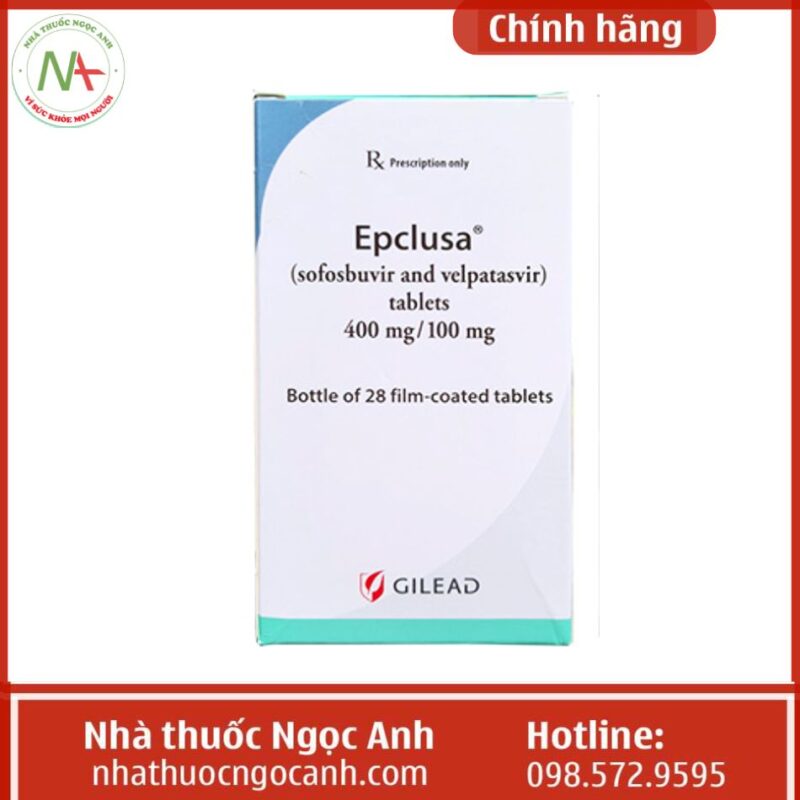 Thuốc Epclusa 400mg/100mg là thuốc gì, giá bao nhiêu, mua ở đâu
