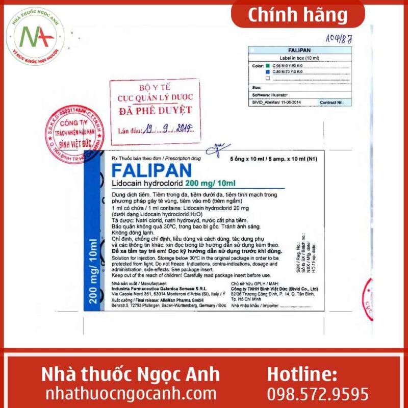 Thuốc Falipan 200mg/10ml là thuốc gì, mua ở đâu, giá bao nhiêu?