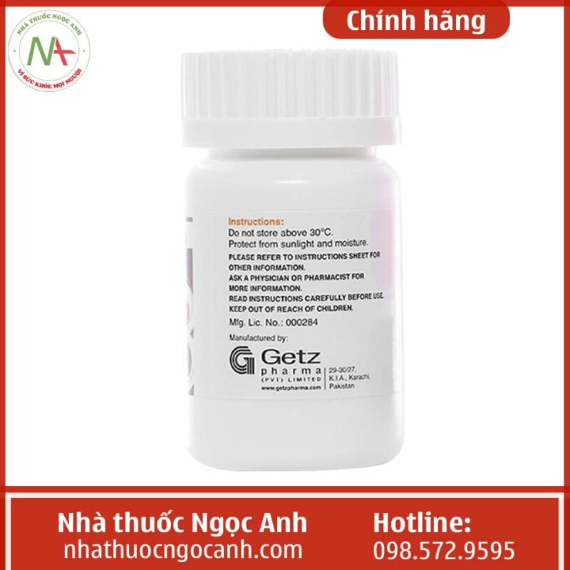 Thuốc Getino-B 300mg có tác dụng gì, giá bao nhiêu, mua ở đâu?