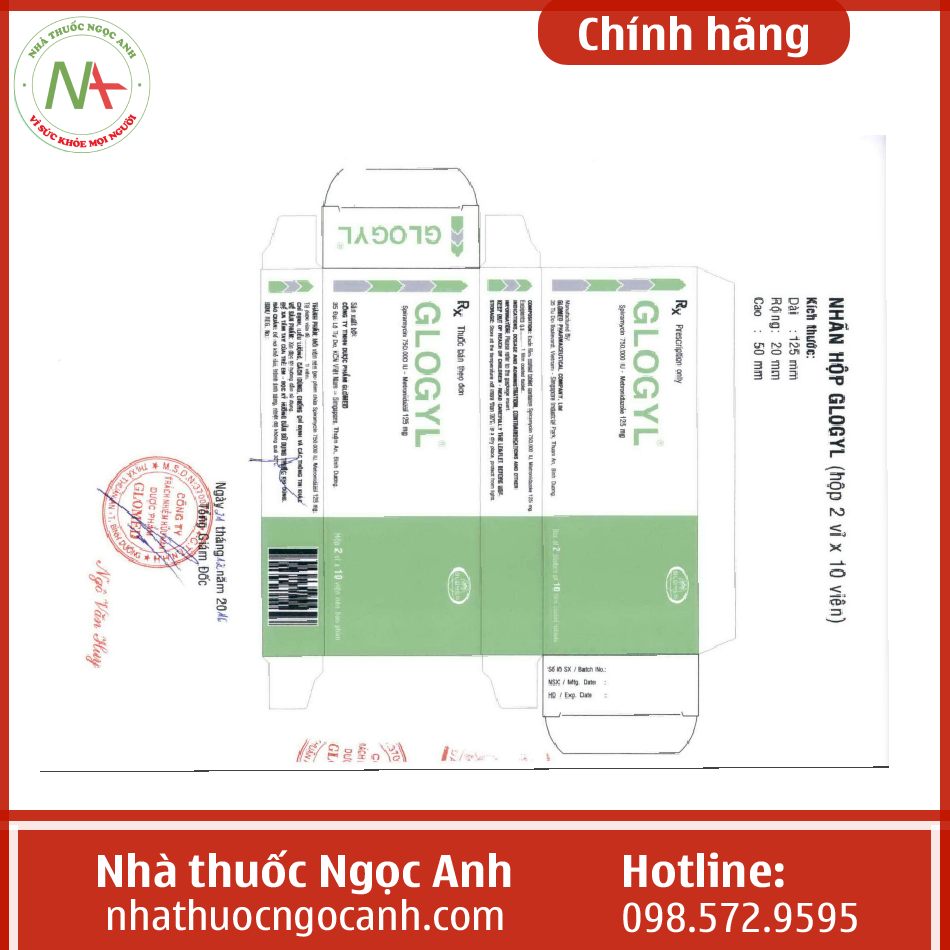 Thuốc Glogyl Glomed có tác dụng gì, mua ở đâu, giá bao nhiêu?