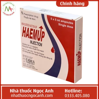 Thuốc HAEM UP injection có tác dụng gì, mua ở đâu, giá bao nhiêu?
