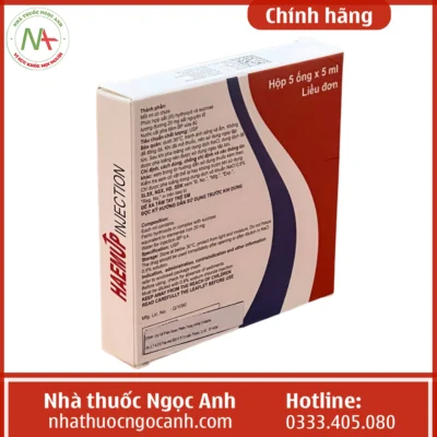 Thuốc HAEM UP injection có tác dụng gì, mua ở đâu, giá bao nhiêu?