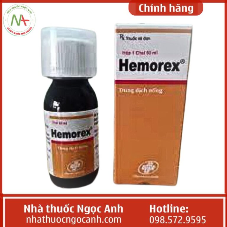Thuốc Hemorex là thuốc gì, giá bao nhiêu, mua ở đâu, tác dụng gì?