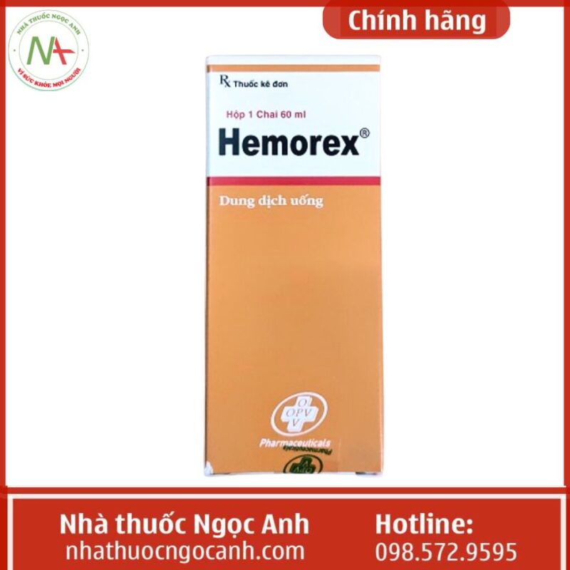 Thuốc Hemorex là thuốc gì, giá bao nhiêu, mua ở đâu, tác dụng gì?