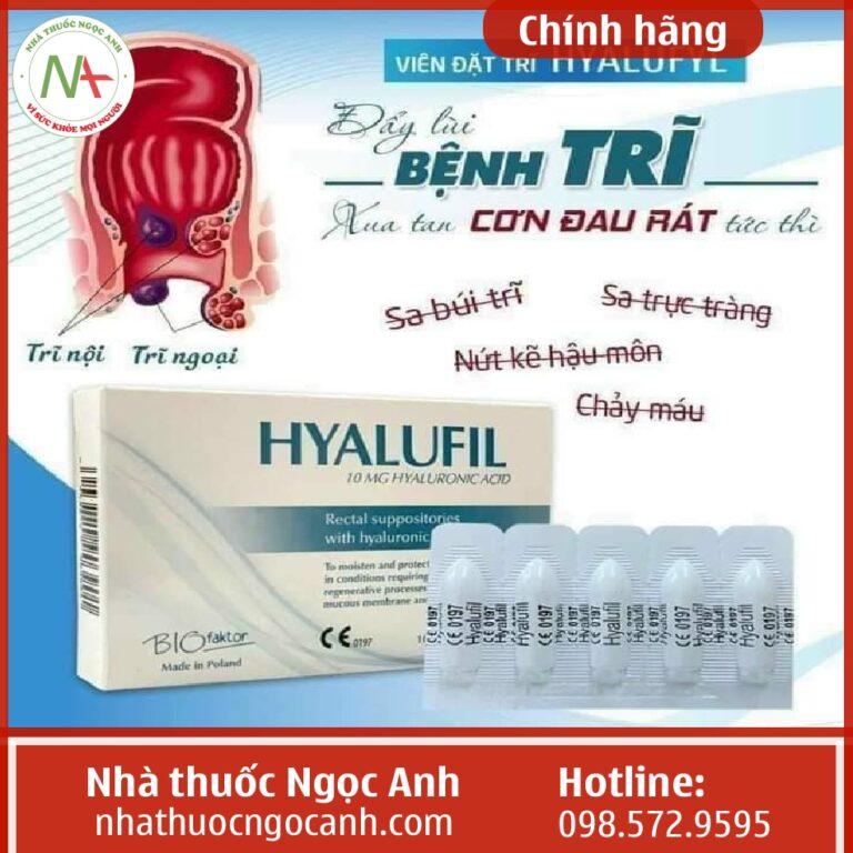 Thuốc Hyalufil Biofaktor có tác dụng gì, mua ở đâu, giá bao nhiêu?
