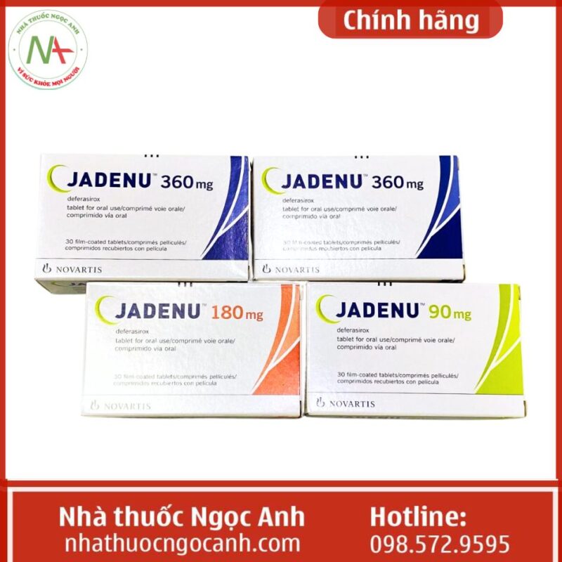 Thuốc Jadenu 180mg có tác dụng gì, giá bao nhiêu, mua ở đâu?