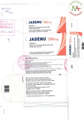 Thuốc Jadenu 180mg là thuốc gì, giá bao nhiêu, mua ở đâu?