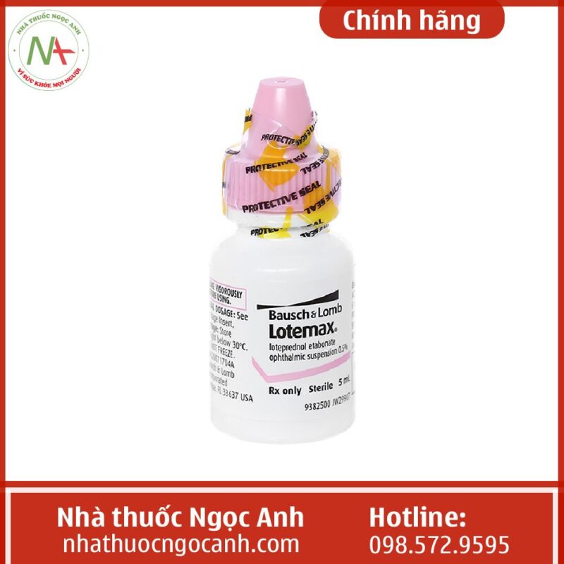 Thuốc nhỏ mắt Lotemax 0.5% có tác dụng gì, mua ở đâu, giá bao nhiêu?