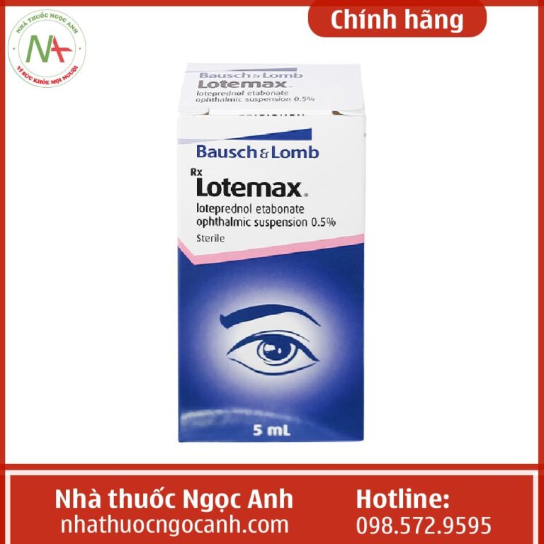 Thuốc Lotemax 0.5% có tác dụng gì, mua ở đâu, giá bao nhiêu?