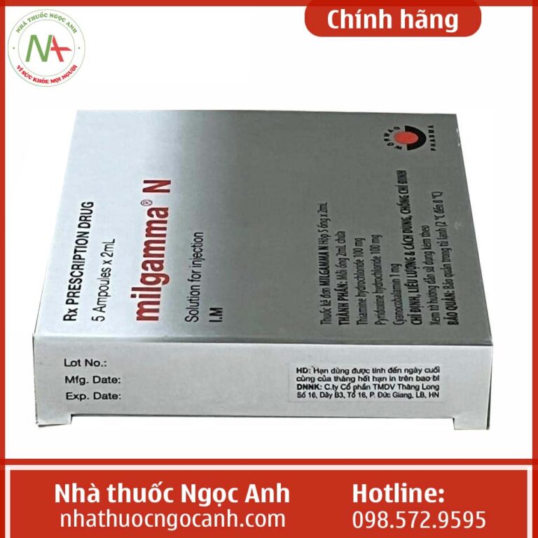 Thuốc Milgamma N (dạng tiêm) 2ml là thuốc gì, giá bao nhiêu, mua ở đâu