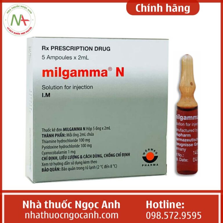 Thuốc Milgamma N (dạng tiêm) 2ml là thuốc gì, giá bao nhiêu, mua ở đâu