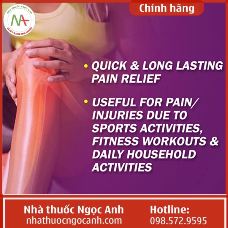 Thuốc Moov Rapid Relief là thuốc gì, giá bao nhiêu, mua ở đâu?