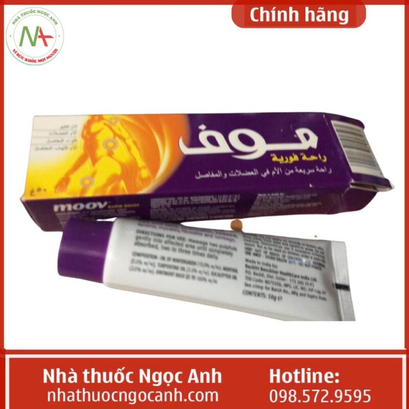 Thuốc Moov Rapid Relief là thuốc gì, giá bao nhiêu, mua ở đâu?
