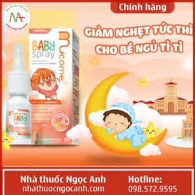 Thuốc xịt mũi Mucome Baby Spray có giá bao nhiêu, mua ở đâu?