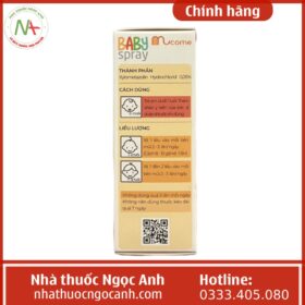 Thuốc xịt mũi Mucome Baby Spray có giá bao nhiêu, mua ở đâu?