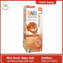 Thuốc Mucome Baby Spray là thuốc gì, giá bao nhiêu, mua ở đâu?
