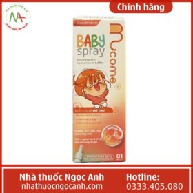 Thuốc xịt mũi Mucome Baby Spray có giá bao nhiêu, mua ở đâu?