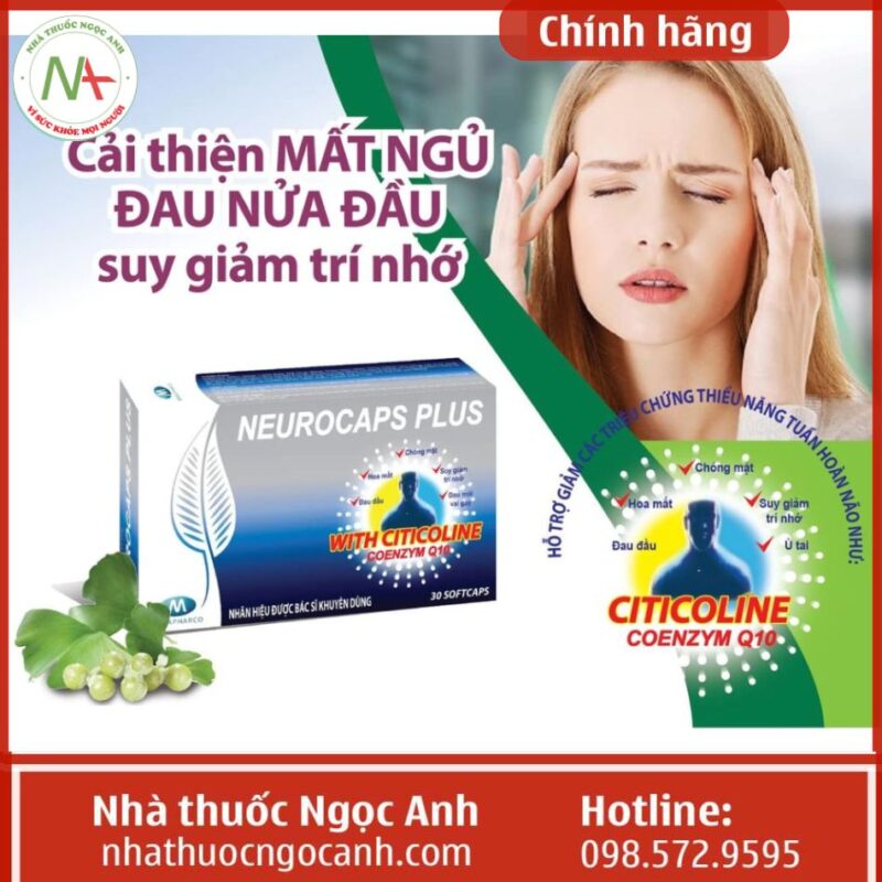 Neurocaps Plus là thuốc gì, có tốt không, giá bao nhiêu, mua ở đâu