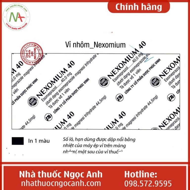 Thuốc Nexomium 40 có tác dụng gì, mua ở đâu, giá bao nhiêu?