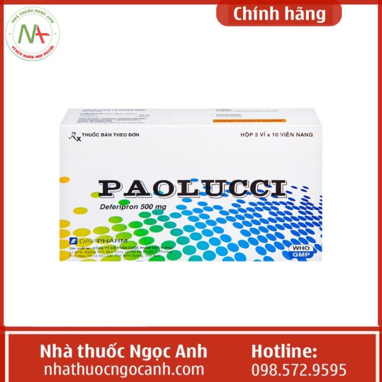 Thuốc Paolucci 500mg là thuốc gì, giá bao nhiêu, mua ở đâu, tác dụng gì?