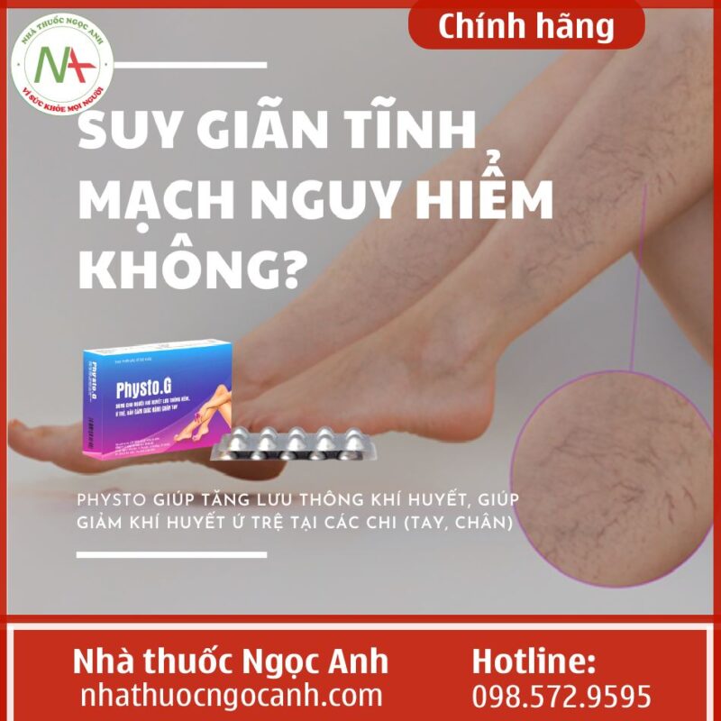 Thuốc Physto.G Hataphar tác dụng gì, mua ở đâu, giá bao nhiêu?