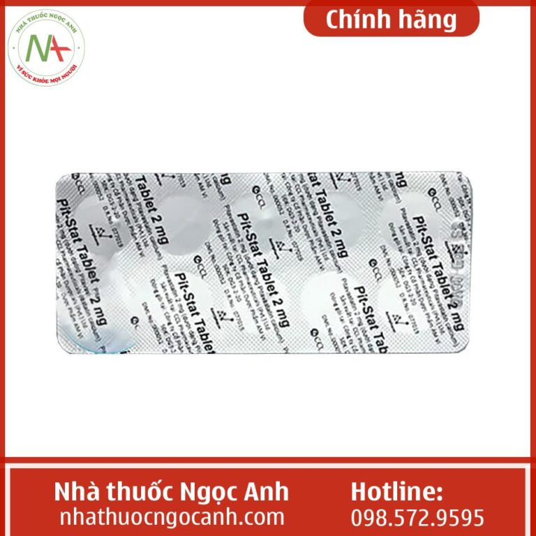 Thuốc Pit-Stat Tablet 2mg là thuốc gì, mua ở đâu, giá bao nhiêu?