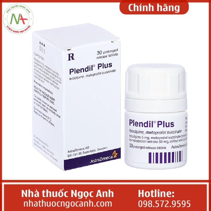Thuốc Plendil Plus 5/50mg thời gian tác dụng, mua ở đâu, giá bao nhiêu?