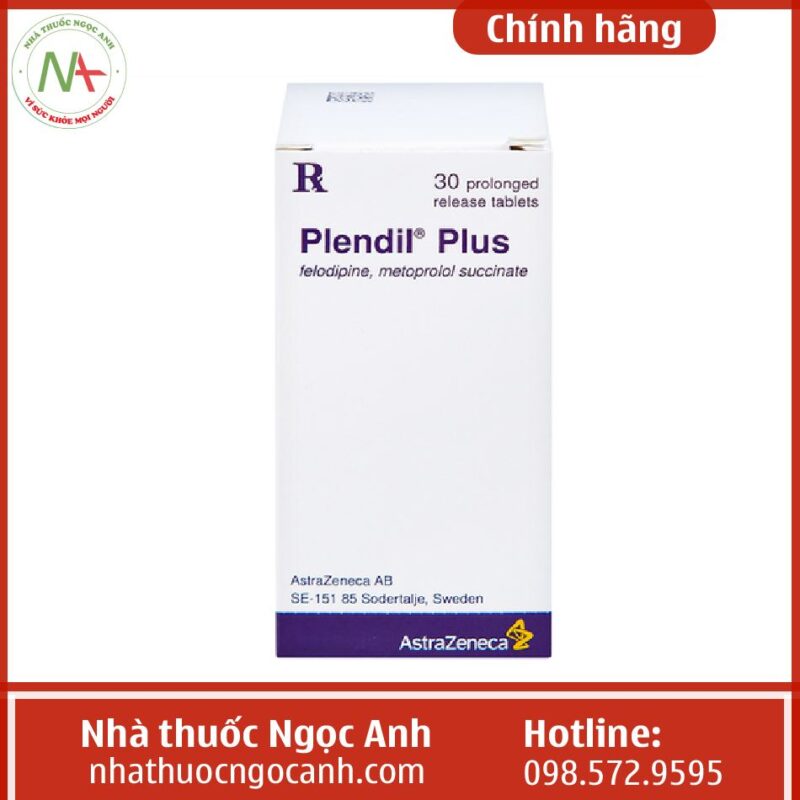 Thuốc Plendil Plus 5/50mg thời gian tác dụng, mua ở đâu, giá bao nhiêu?