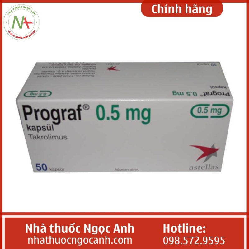 Thuốc Prograf 0.5mg có tác dụng gì, mua ở đâu, giá bao nhiêu?