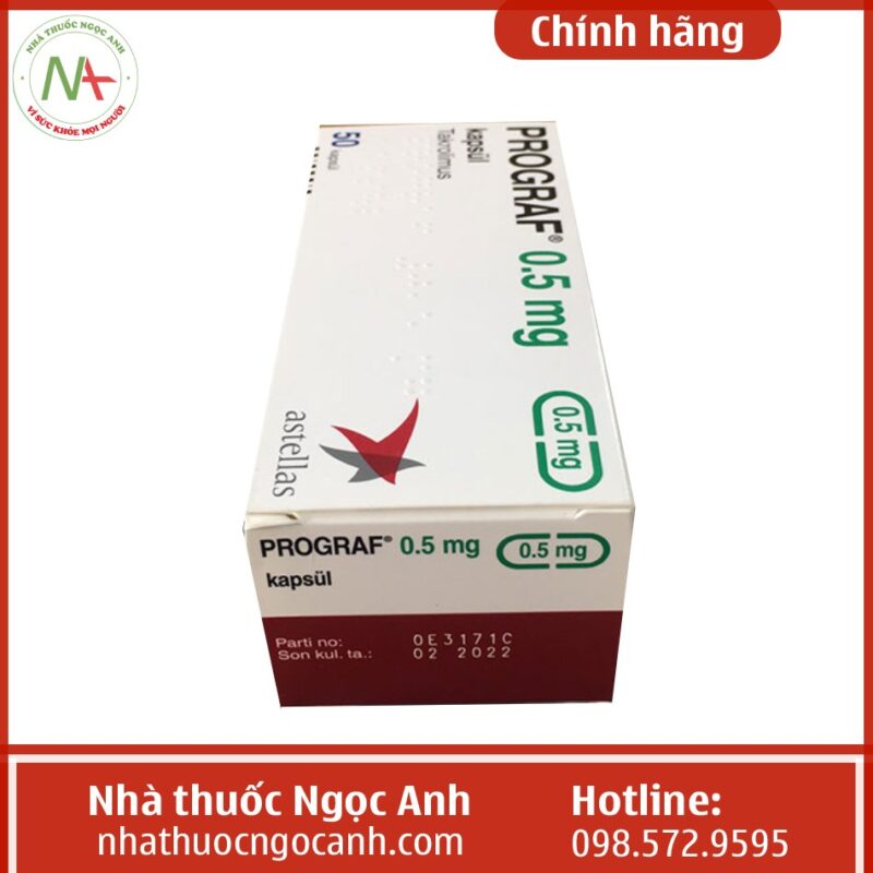 Thuốc Prograf 0.5mg có tác dụng gì, mua ở đâu, giá bao nhiêu?