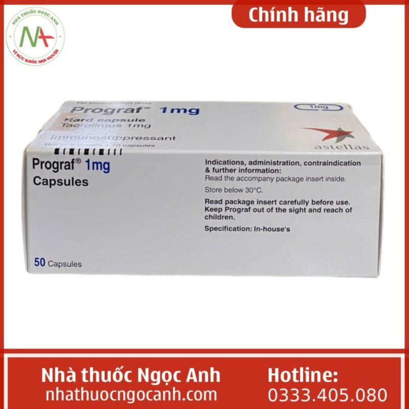 Thuốc Prograf 1mg số đăng ký là gì, giá bao nhiêu, mua ở đâu?