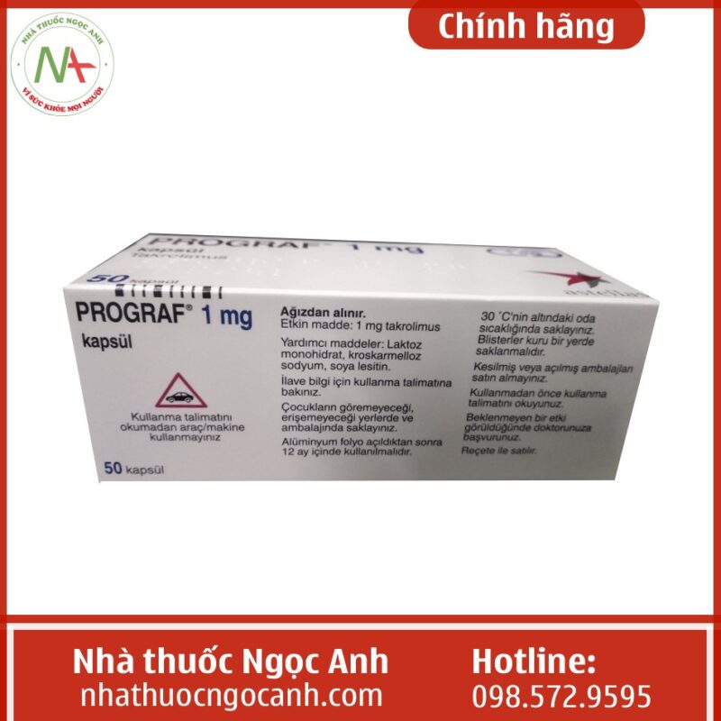 Thuốc Prograf 1mg số đăng ký là gì, giá bao nhiêu, mua ở đâu?