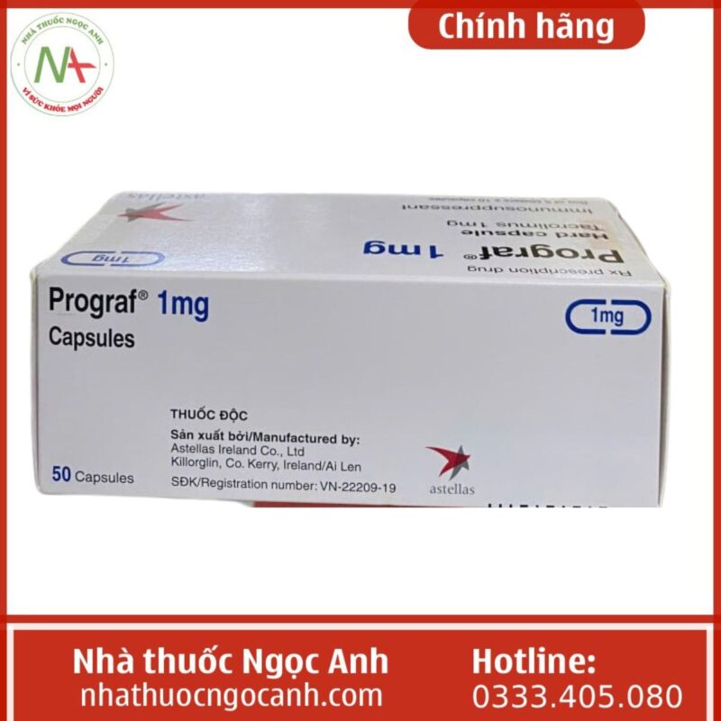 Thuốc Prograf 1mg số đăng ký là gì, giá bao nhiêu, mua ở đâu?