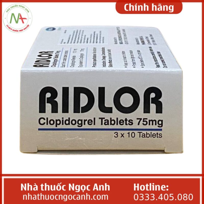 Thuốc Ridlor 75mg là thuốc gì, có tác dụng gì, mua ở đâu, giá bao nhiêu?