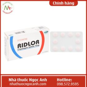 Thuốc Ridlor 75mg có tác dụng gì, mua ở đâu, giá bao nhiêu?
