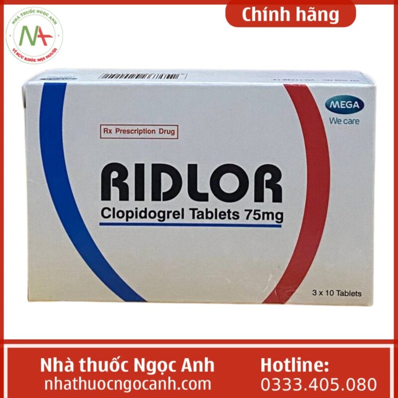 Thuốc Ridlor 75mg là thuốc gì, có tác dụng gì, mua ở đâu, giá bao nhiêu?