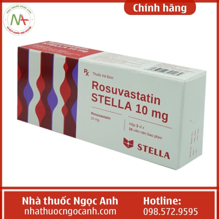 Thuốc Rosuvastatin Stella 10mg uống khi nào giá bao nhiêu, mua ở đâu?