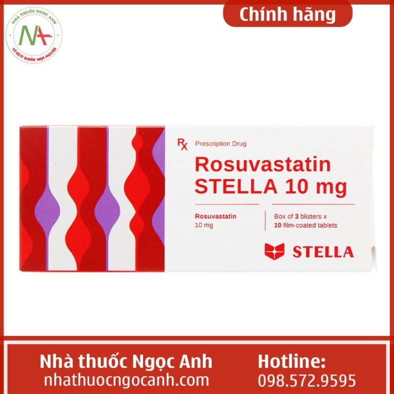 Thuốc Rosuvastatin Stella 10mg uống khi nào giá bao nhiêu, mua ở đâu?