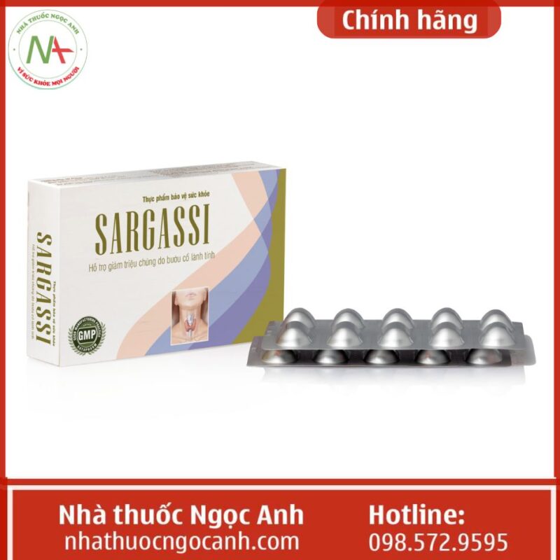 Thuốc Sargassi là thuốc gì, mua ở đâu, giá bao nhiêu, tác dụng gì?