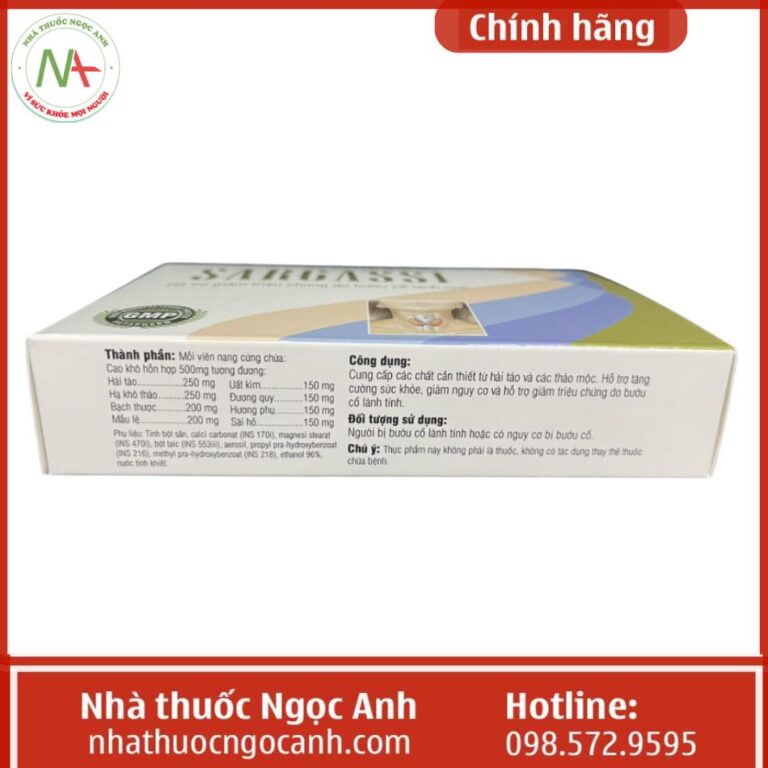 Thuốc Sargassi là thuốc gì, mua ở đâu, giá bao nhiêu, tác dụng gì?