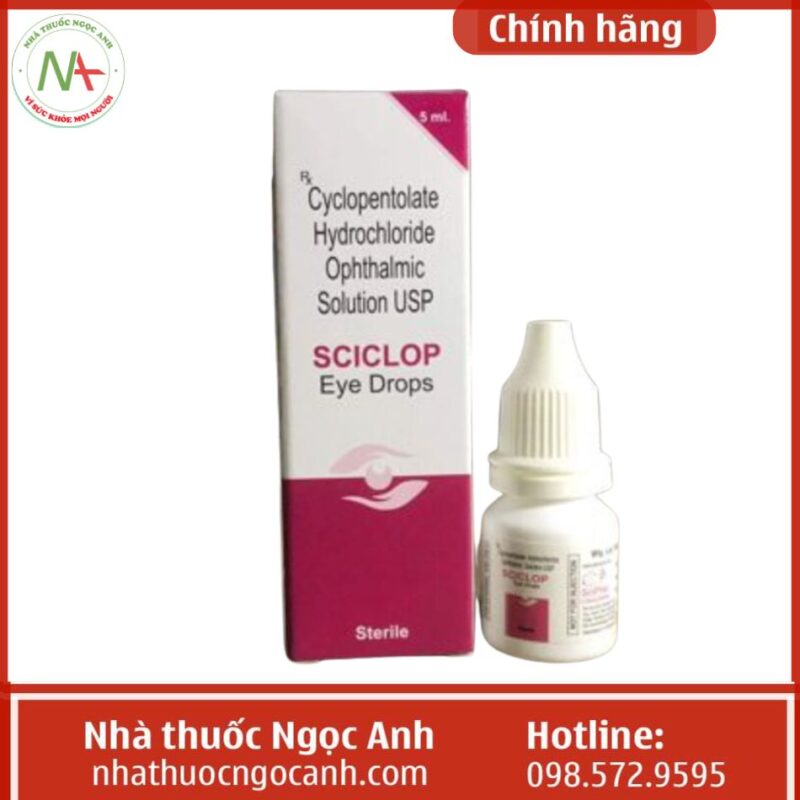 Thuốc Sciclop eye drops là thuốc gì, giá bao nhiêu, mua ở đâu?