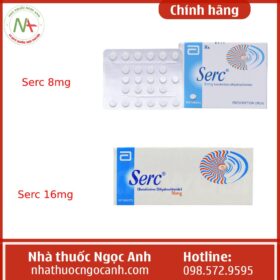 Thuốc Serc 8mg Abbott là thuốc gì, mua ở đâu, giá bao nhiêu?